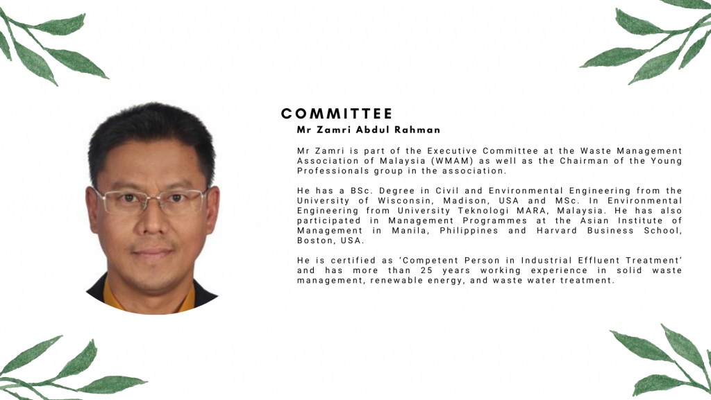 EXECUTIVE COMMITTEE – WMAM – Waste Management Association of Malaysia