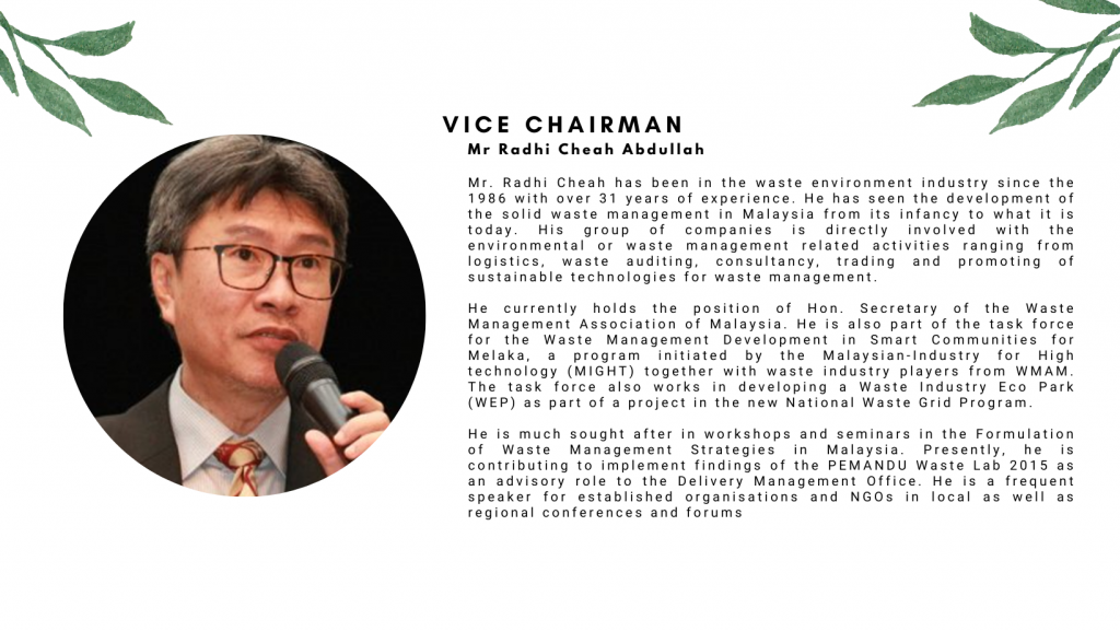 EXECUTIVE COMMITTEE – WMAM – Waste Management Association of Malaysia