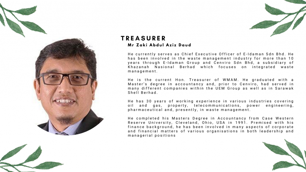 EXECUTIVE COMMITTEE – WMAM – Waste Management Association of Malaysia